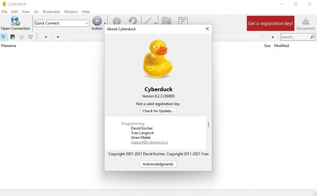Descargar e instalar Cyberduck para Windows 10 2026 - Mab55